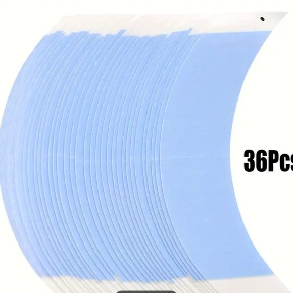Hair | Nwot 36 Pieces Tapes Lace Front Wig Tape Lace Clear Toupee Tape ...